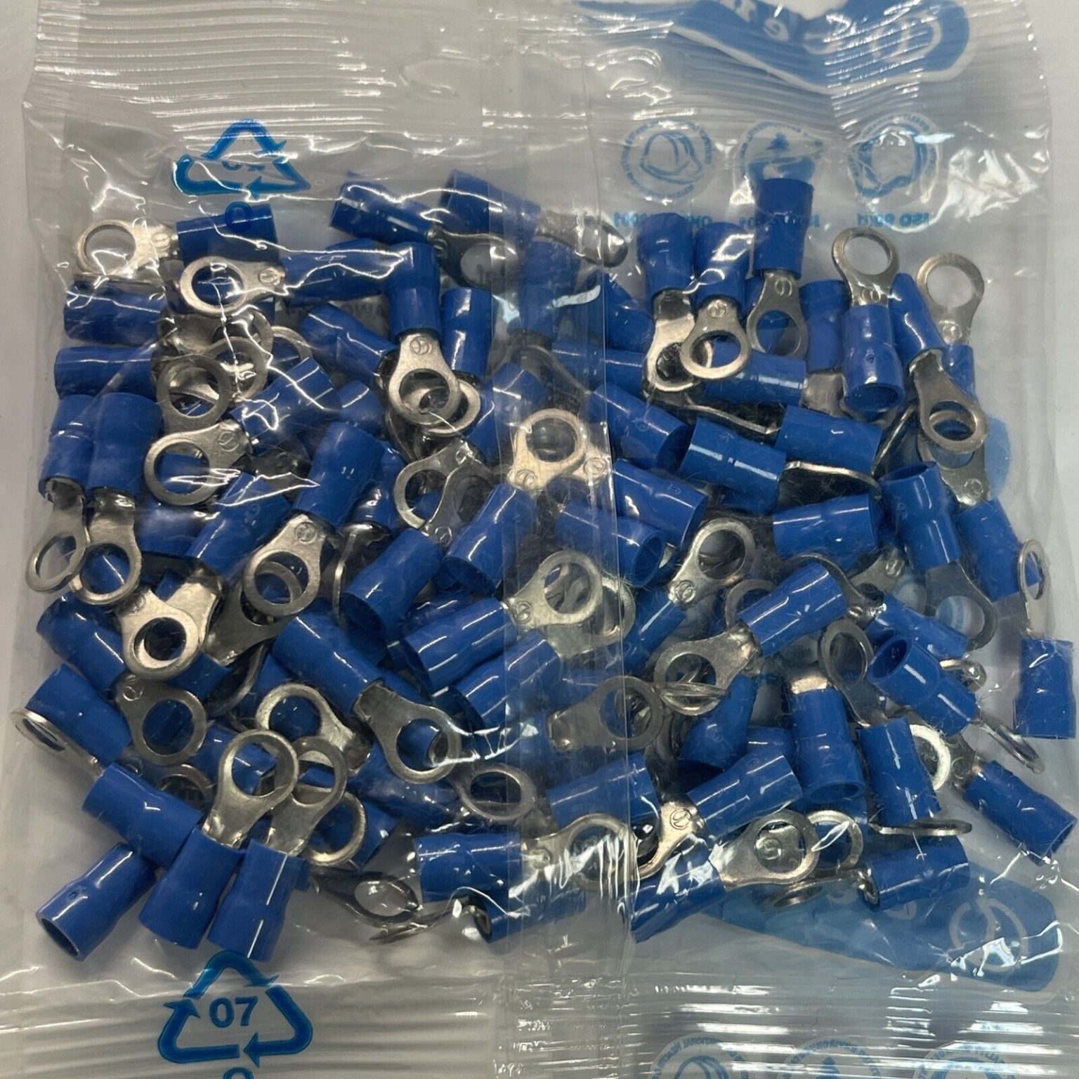 CEMBRE BF-M5 TERMINALS Blue 5MM RING PACK OF 100