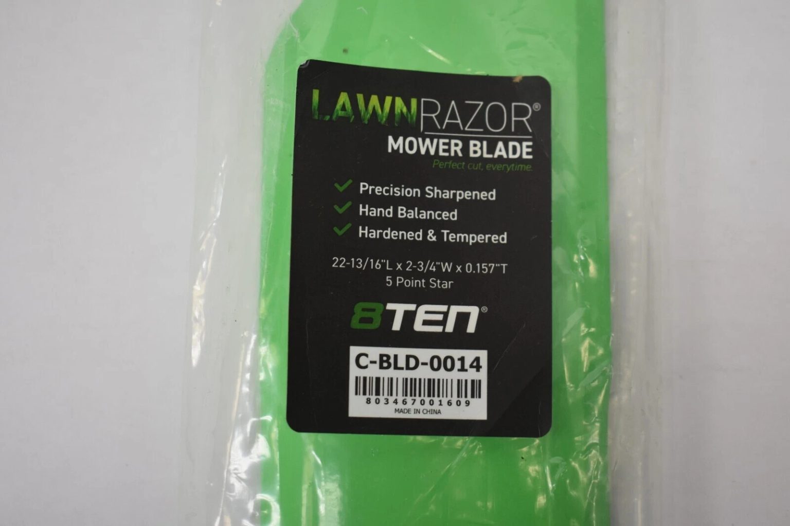 (2/Pack) 8Ten Lawn Razor Mower Blade C-BLD-0014 22-13/16" x 2-3/4"