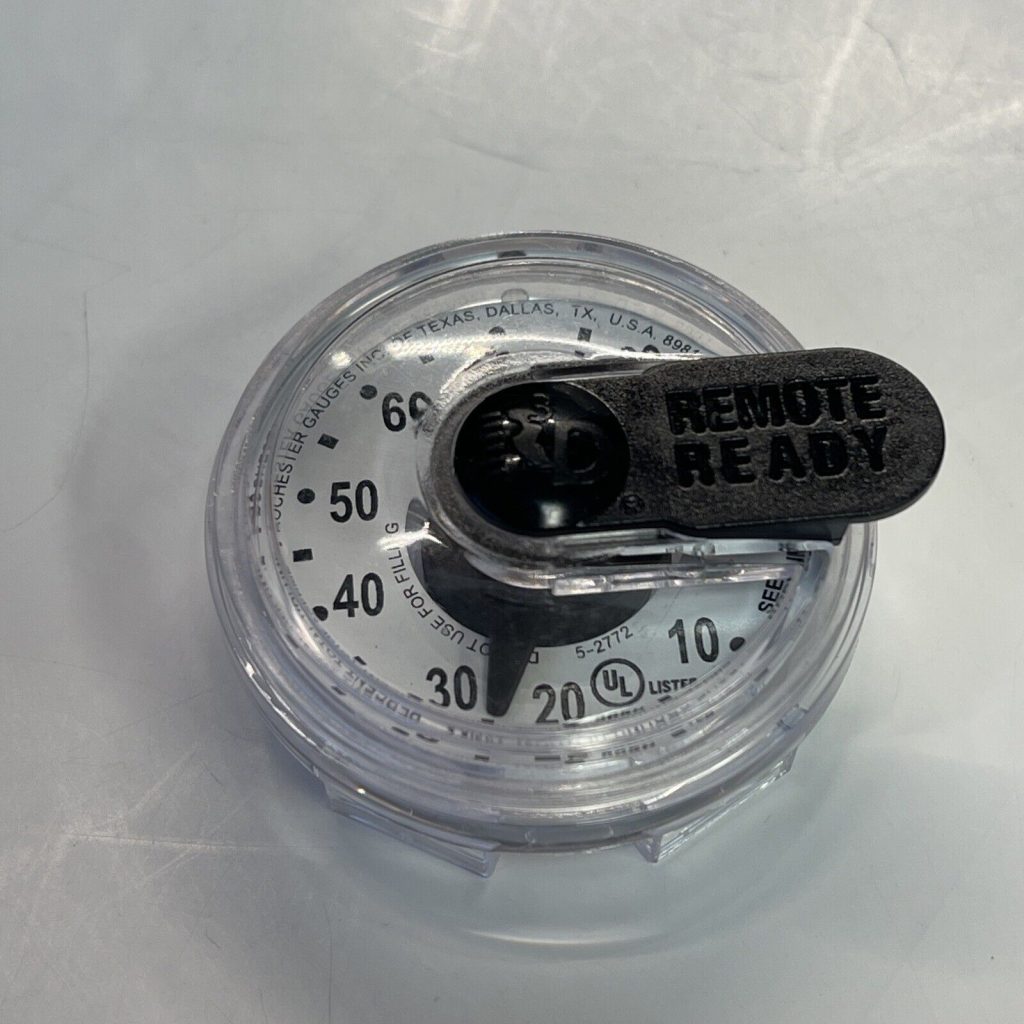 5AAAS02772 Propane Tank Sight Gauge Dial Fuel Remote Ready - R3D Dial