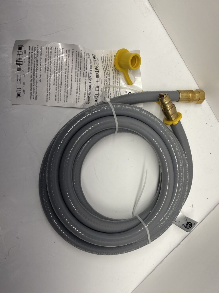 FRD-Outdoor Gas Hose 1/2" Natural Gas Max WP 1/2 PSI-ANSI Z21.54 CSA 8. ...