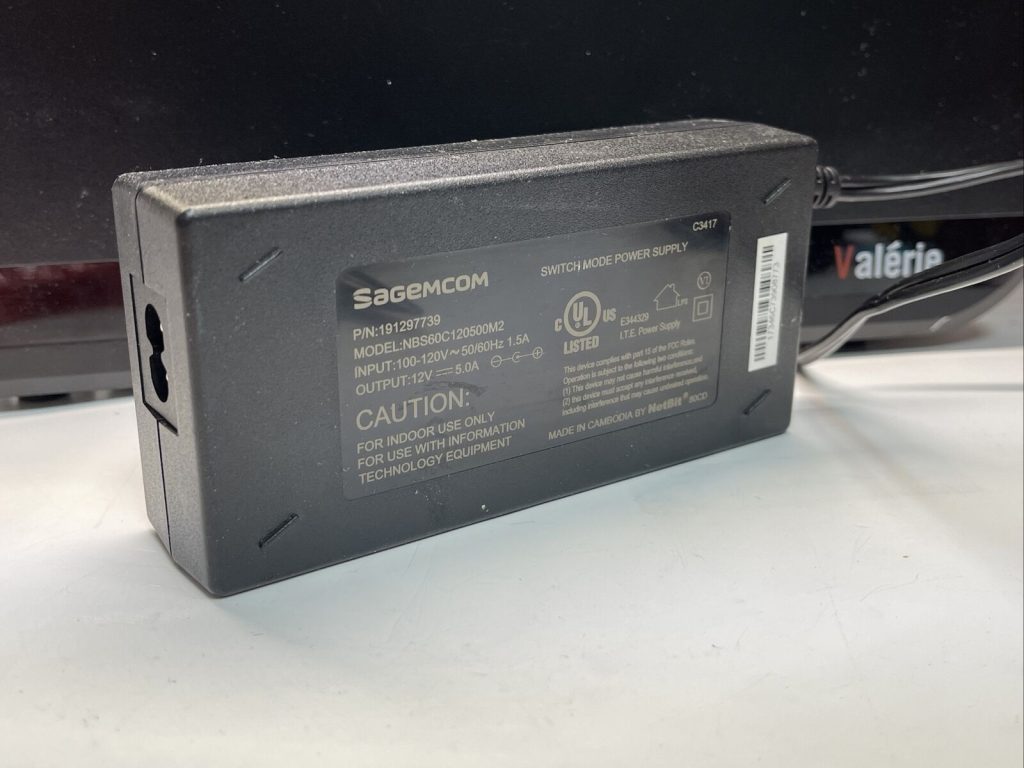 Sagemcom Fast 5566 Valerie Home Hub Modem & Wi-Fi Router - Black