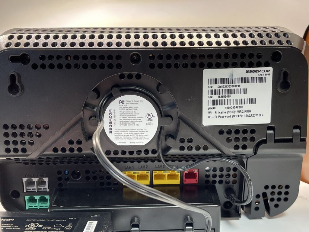 Sagemcom Fast 5566 Valerie Home Hub Modem & Wi-Fi Router - Black