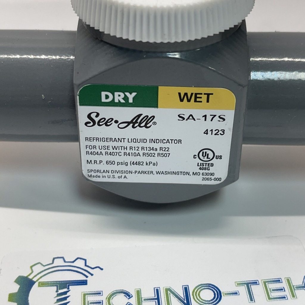 Sporlan Solder Moisture/Liquid Indicator 7/8" ODF SA-17S