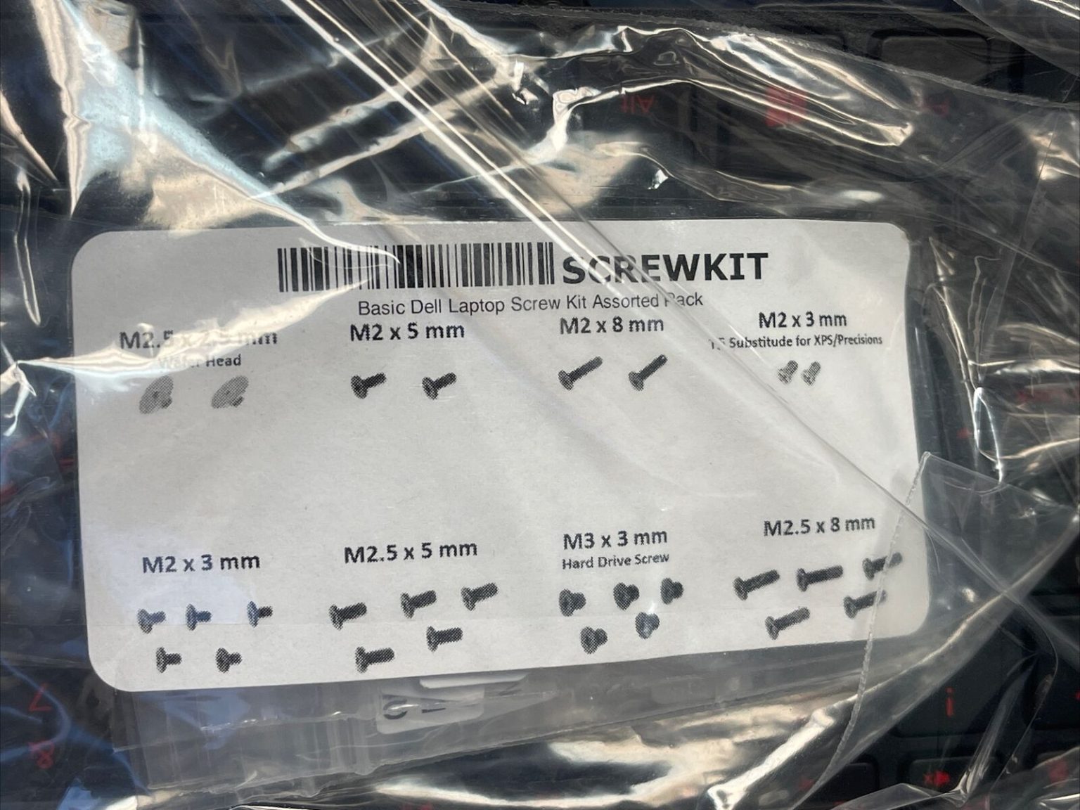 Dell Inspiron 15 series 5577 / 5576 Red Backlit Keyboard V9F14