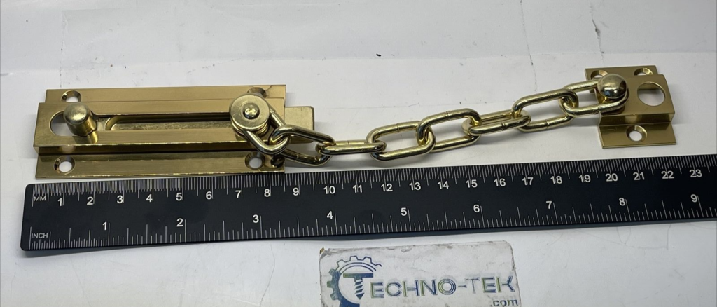 (Lot of 5) Safety Chain Door Lock Heavy Duty Latch Chain Door Lock