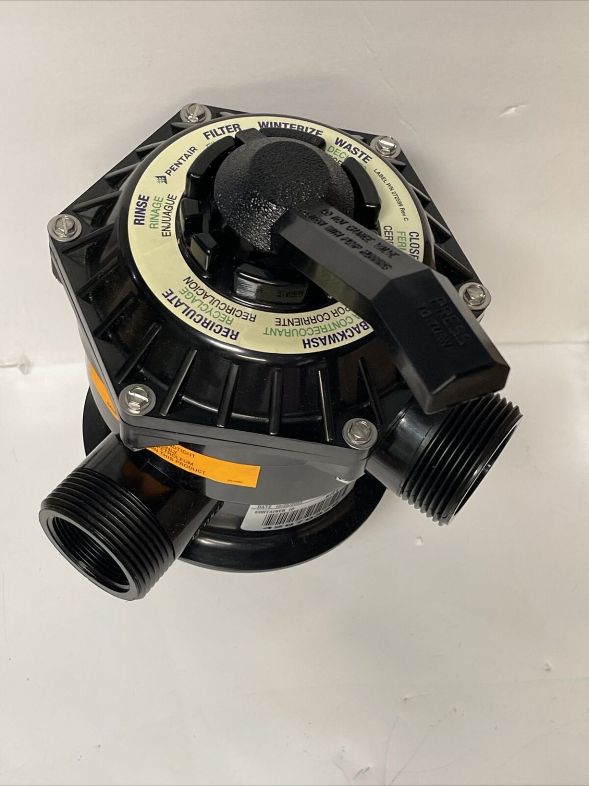 Pentair 262506 1-1/2-Inch 6-Way Clamp Style Valve Replacement Pool and ...