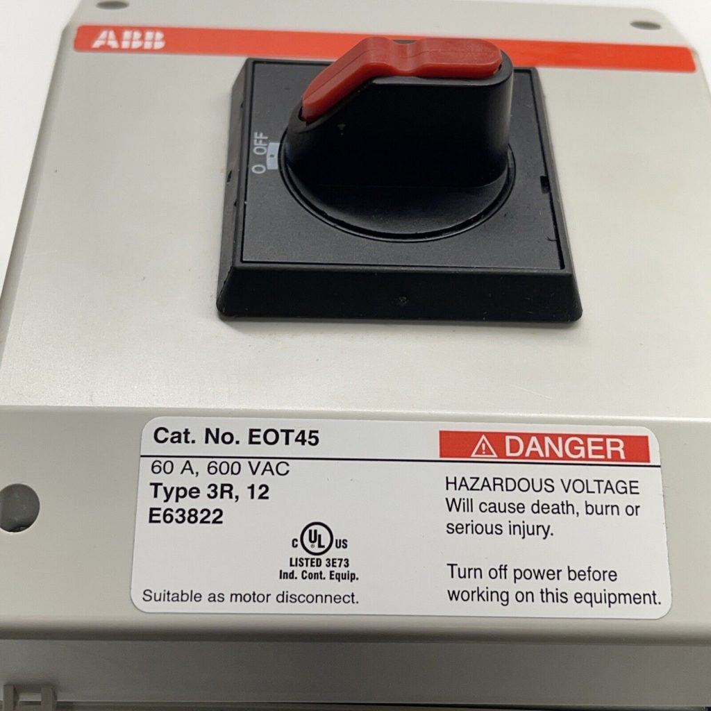 ABB EOT45U3P3-S Enclosed Disconnect Switch