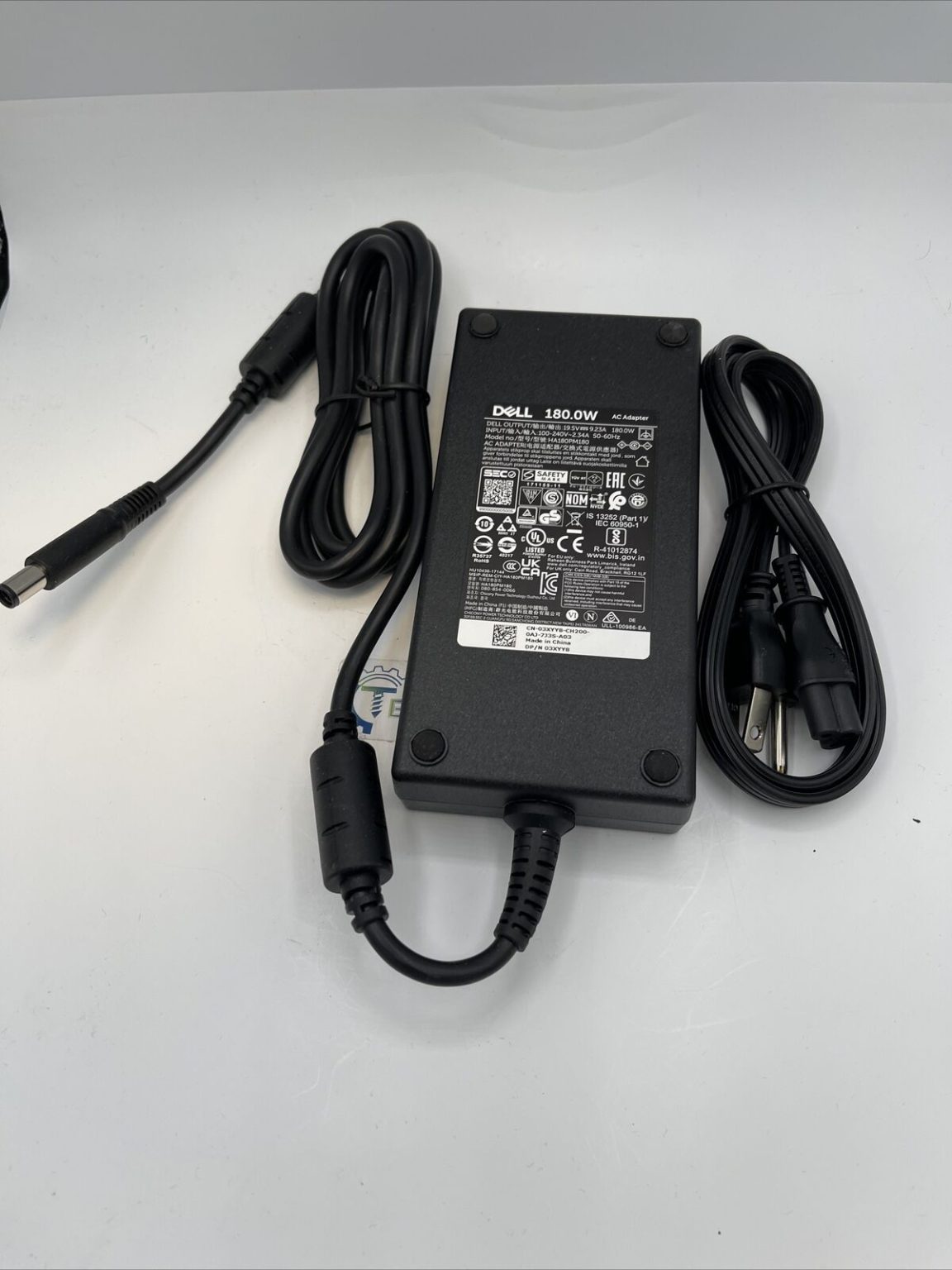 Dell HA180PM180 - 180W 19.5V 9.23A 5.0mm Tip AC Adapter For Precision ...