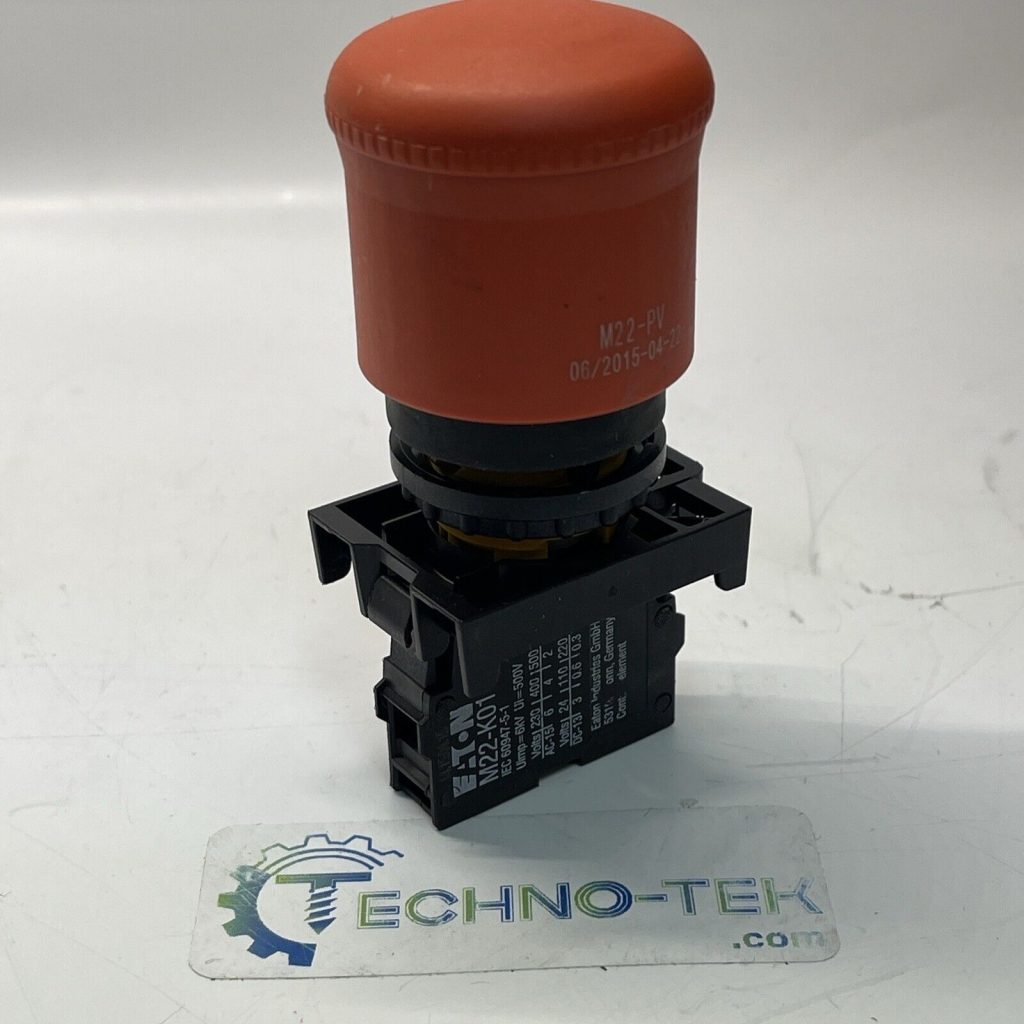 EATON M22PV Emergency Stop Push Button / Includes M22-K01