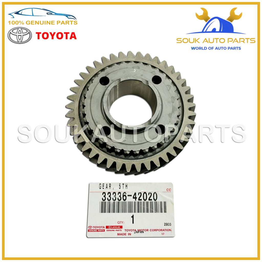 33336-42020 Genuine Toyota GEAR, 5TH 3333642020 OEM CAMRY COROLLA