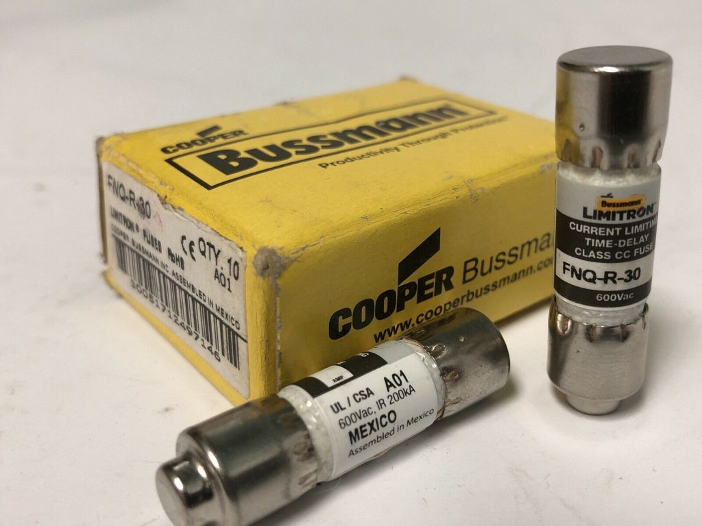Bussmann Limitron FNQ-R-30 Fuse Time Delay Class CC 600VAC IR 200KA 10/Pack