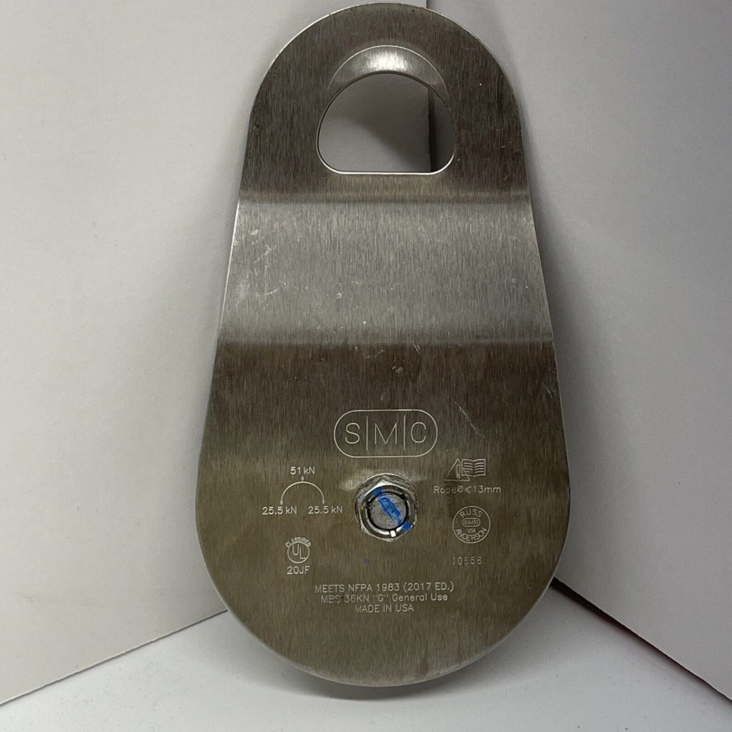 GENUINE SMC Aluminum Service Line Pulley MBS 36 Kn. - MADE IN USA