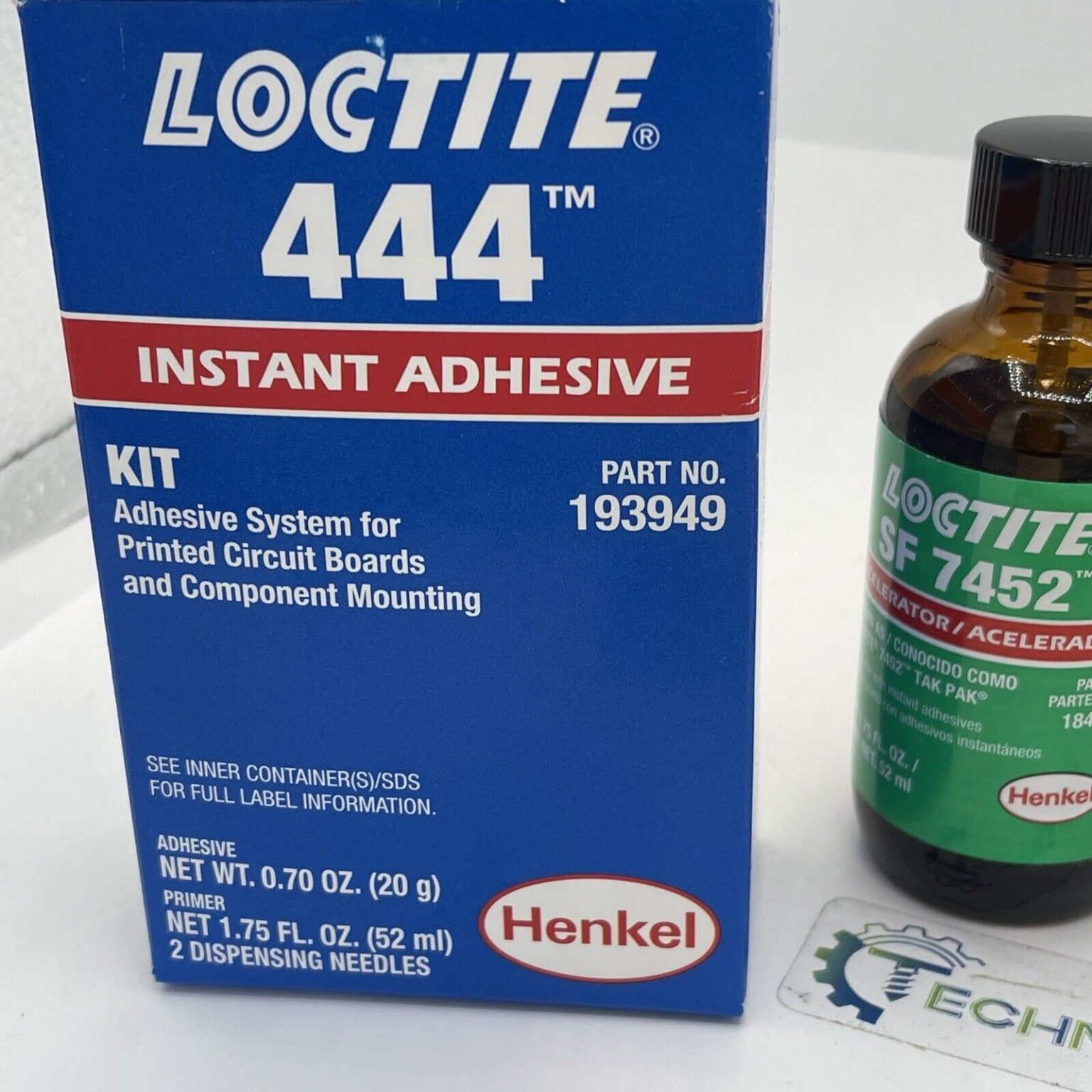 Loctite Tak Pak 444 Cyanoacrylate Adhesive 193949 - 20 g Kit