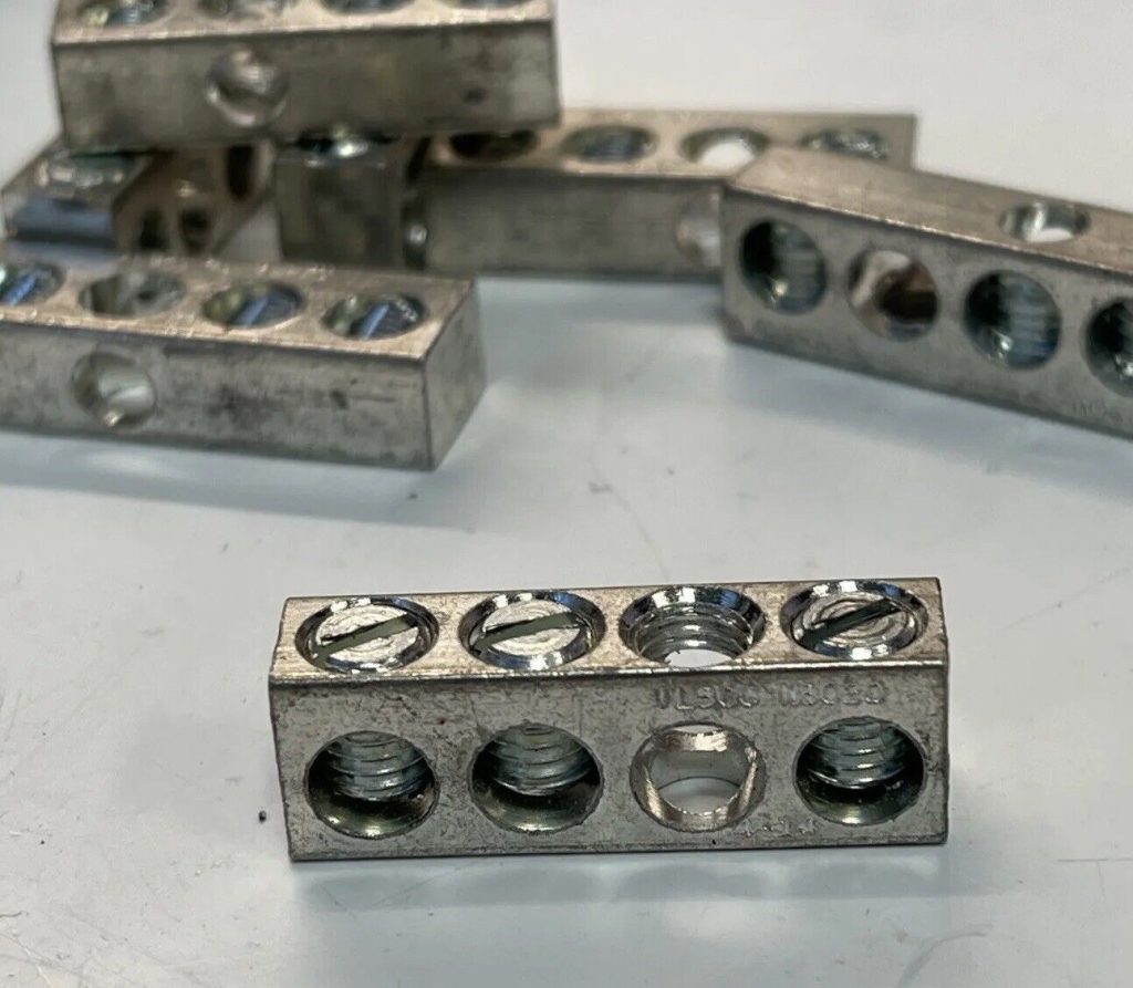 4 Lug Terminal Ground Bar AL9CU (20/Pack)