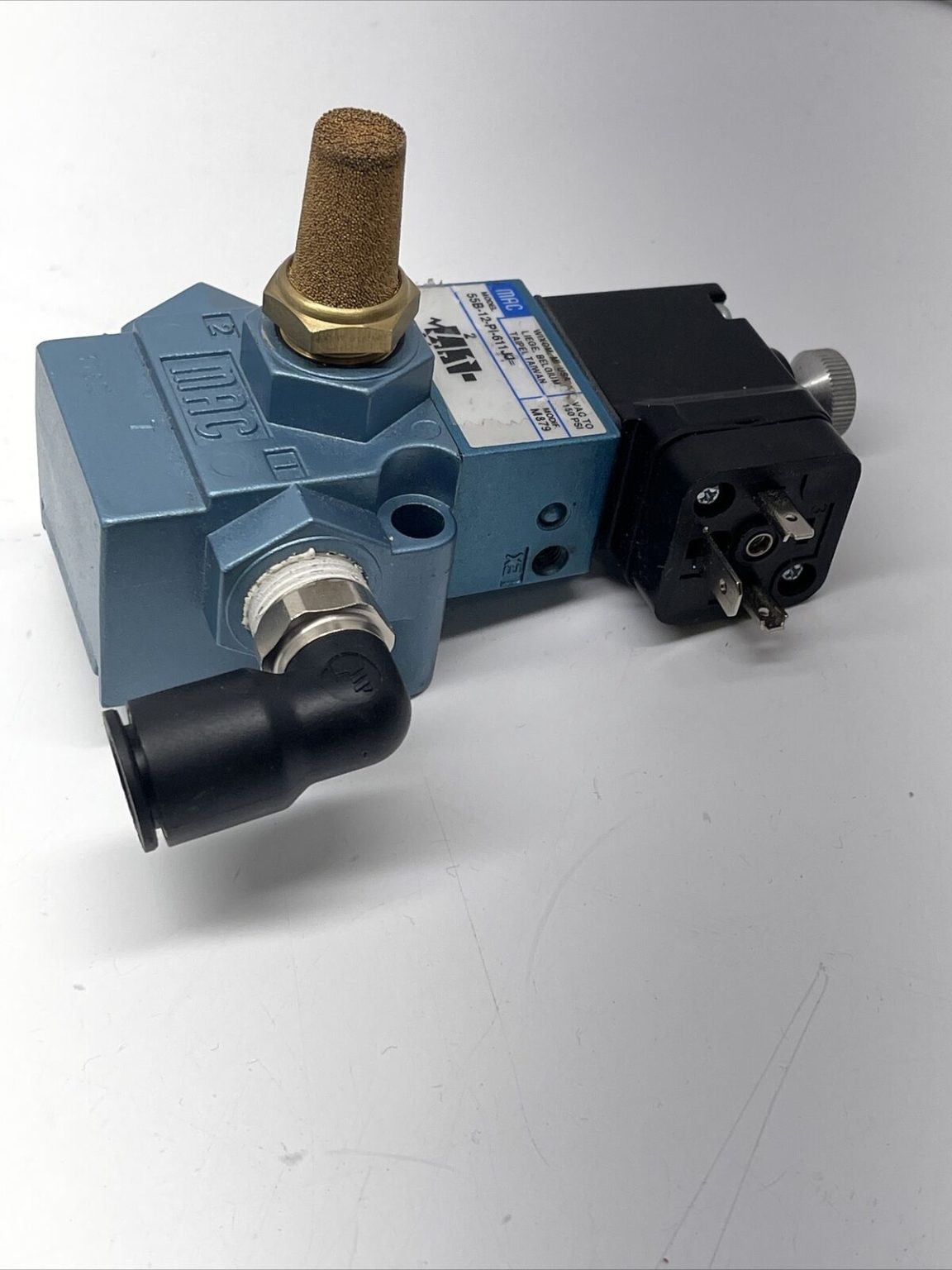 Mac Valves PID-611JJ= VAC TO 150 PSI SOLENOID VALVE 55B-12-PI-614JA