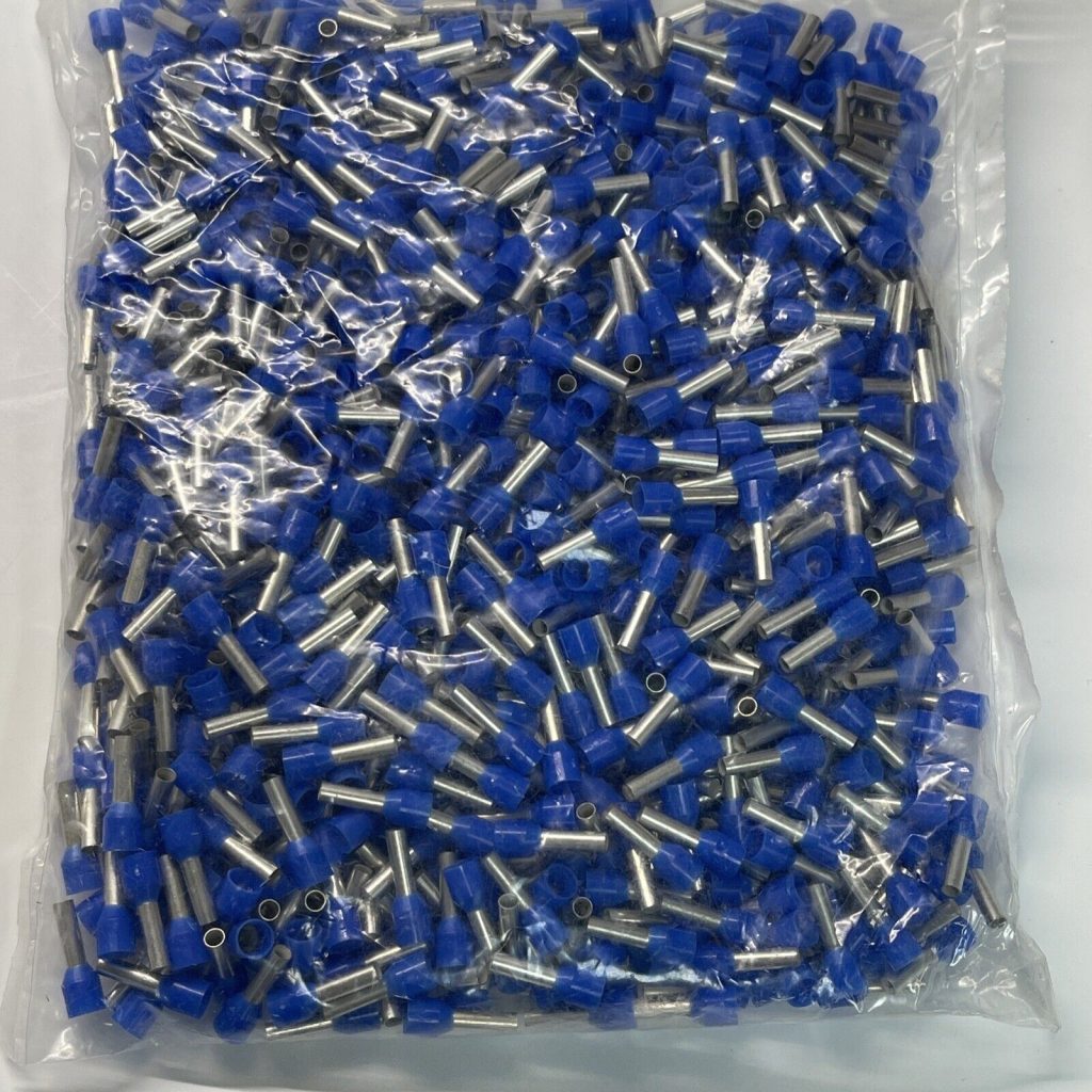 Wurth Wire End Ferrule Insulated with Plastic Sleeve Blue 8mm