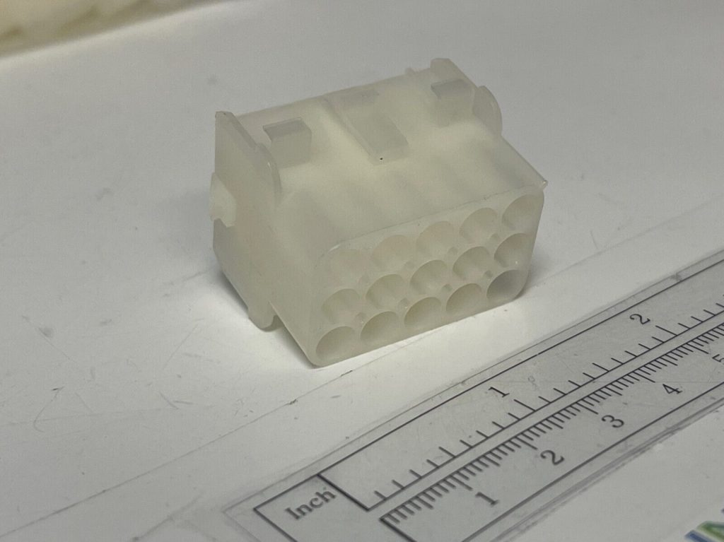 10/pack - Rectangular Power Connectors, Housing, Receptacle, 1-480711-0