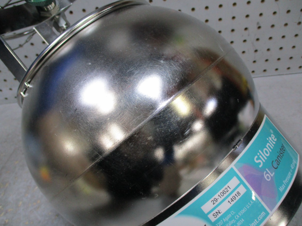 ENTECH 29-10621 6L AIR SAMPLING CANISTER