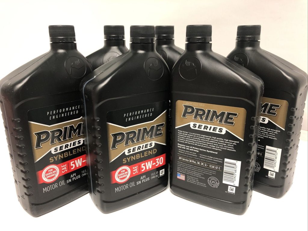 Prime Series Synblend SAE 5W-30 API SN PLUS Motor Oil - (6-pack ...