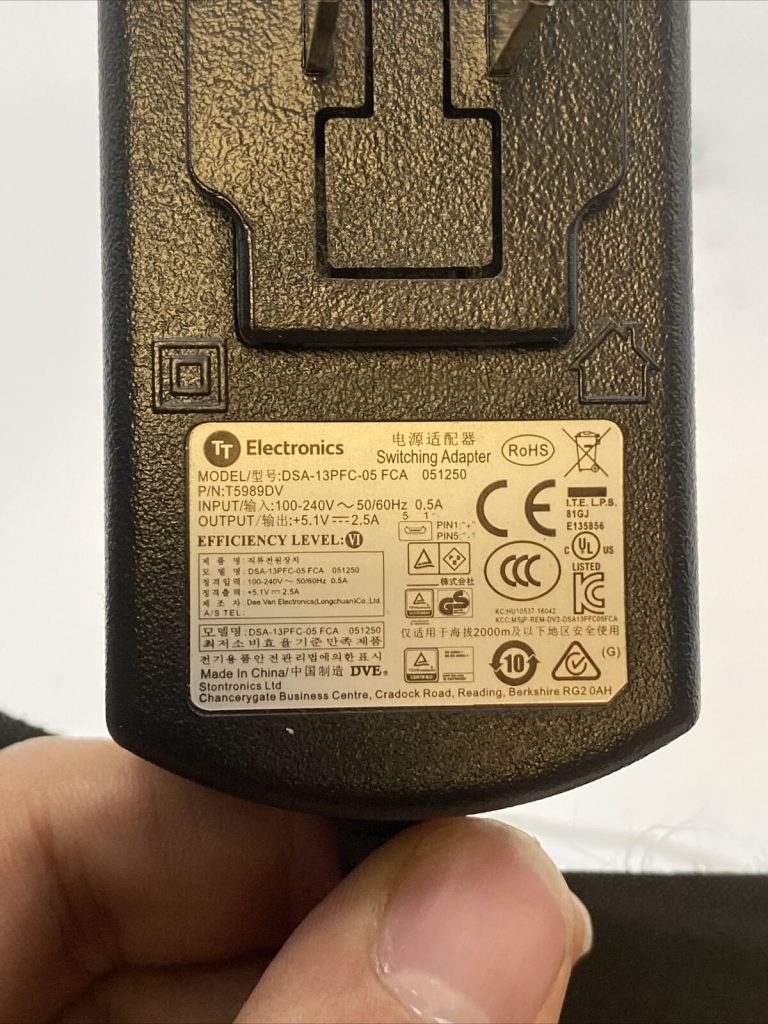 Switching Adapter DSA-13PFC-05 Pin T5989DV Switching Adapter for ...