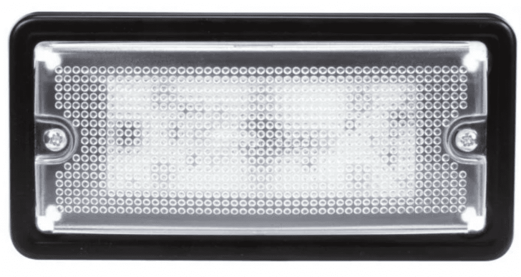 80 Series, LED, 6 Diode, Rectangular Clear, Dome Light, 4 Screw Mount ...