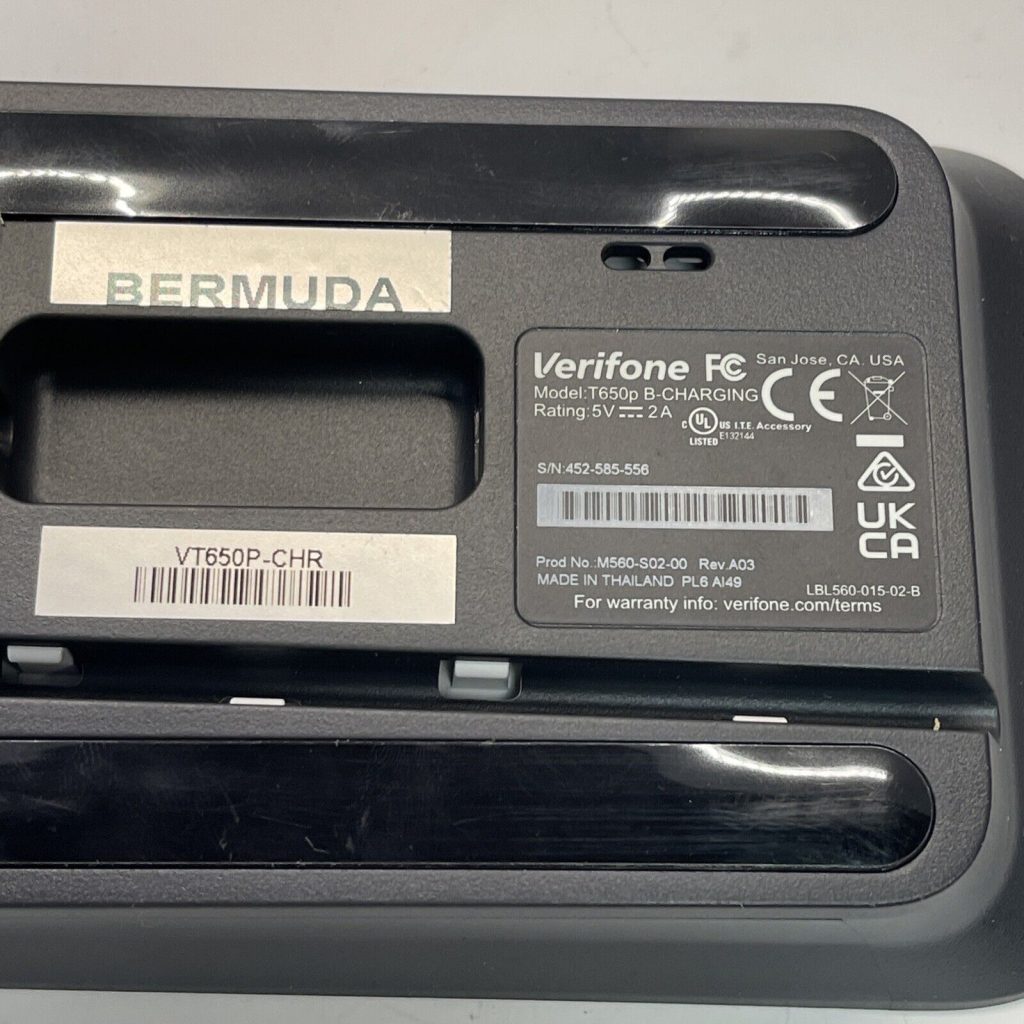 Verifone T650P charging stand