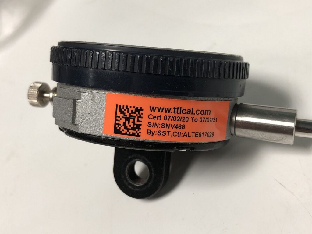 Mitutoyo 2416S Dial Indicator 0-1" Range, 0-100 Reading Dial, Lug Back - used