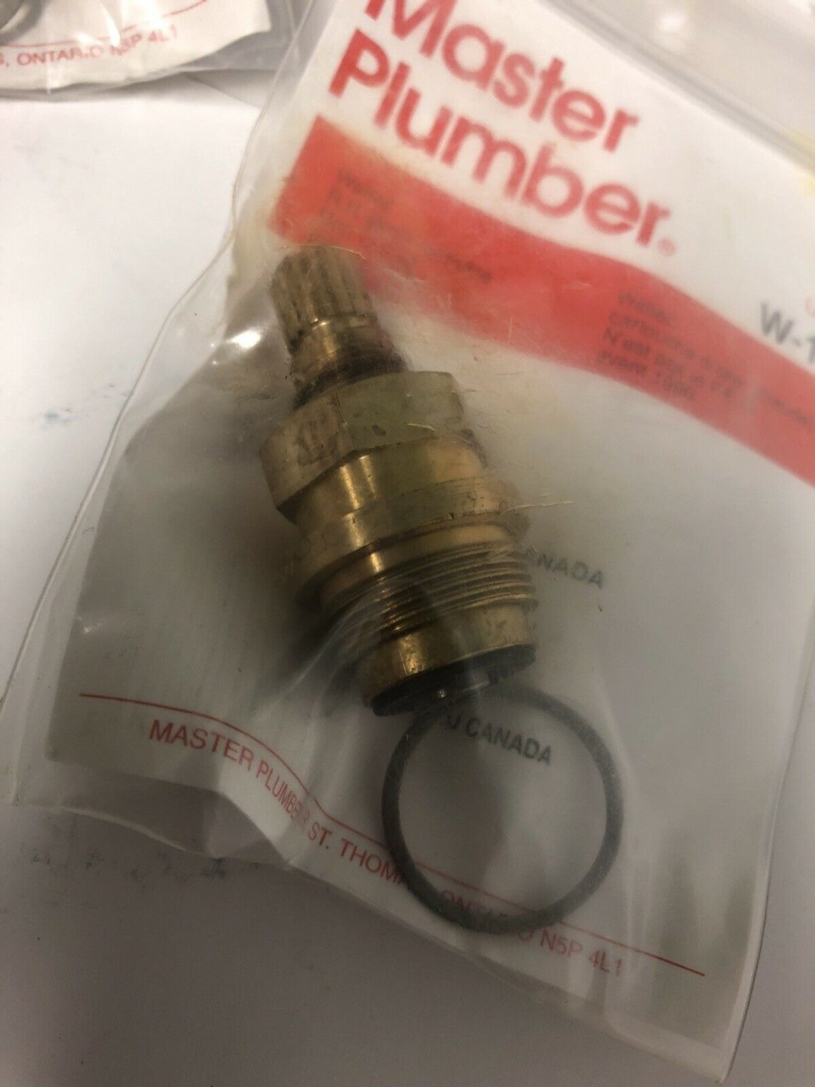 W-1K MASTER PLUMBER Waltec Faucet Right Hand Hot Cartridge